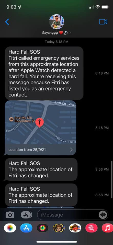 [singapore] Motorcyclist S Apple Watch Alerts Girlfriend And Calls For