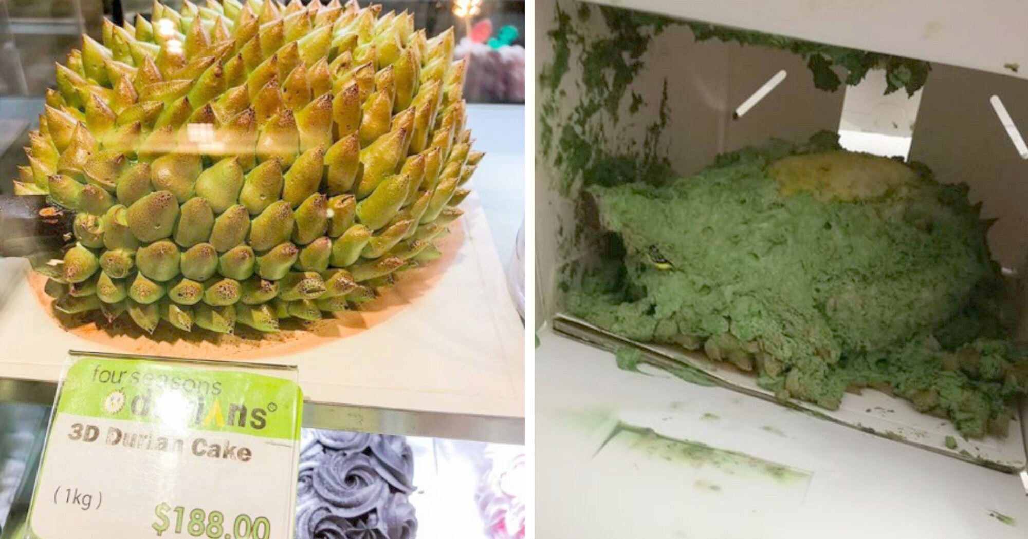 Singaporean Buys Sg 188 Durian Cake For Moms 70th Birthday From 4